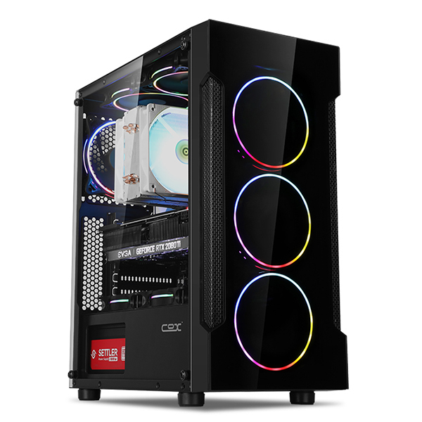 COX A3 시미트리 강화유리 미들타워 케이스 :: 컴퓨터 전문 쇼핑몰 가이드컴