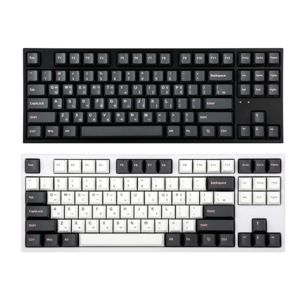 [단종] COX CK87 BT 게이트론 블루투스 5.0 텐키리스 기계식 게이밍 키보드 블랙 갈축