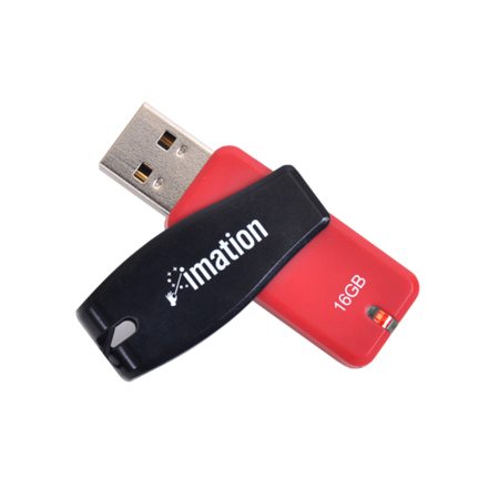 [단종] IMATION(이메이션) Nano Pro Flash Drive 16GB (레드) [USB메모리]