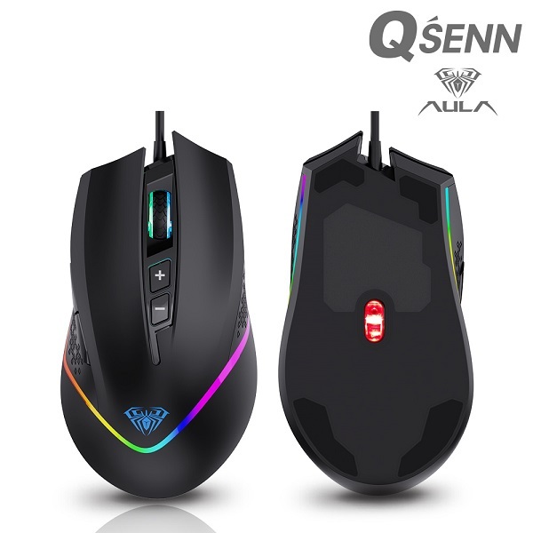 QSENN AULA F805 RGB 게이밍 마우스 :: 컴퓨터 전문 쇼핑몰 가이드컴